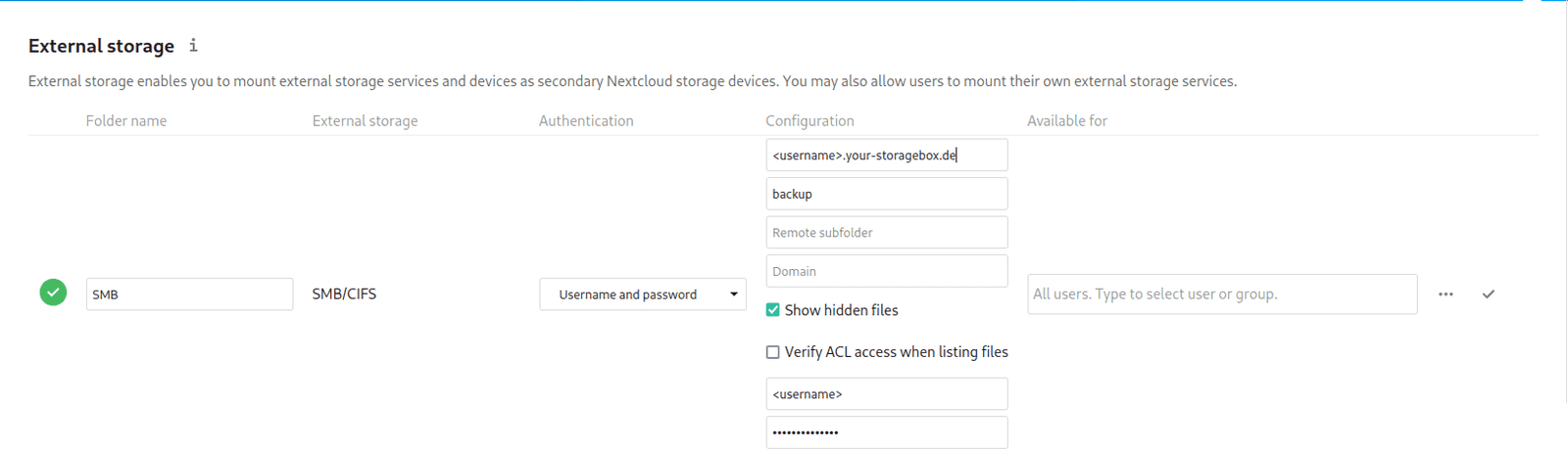 Mount External Storage Hetzner Docs
