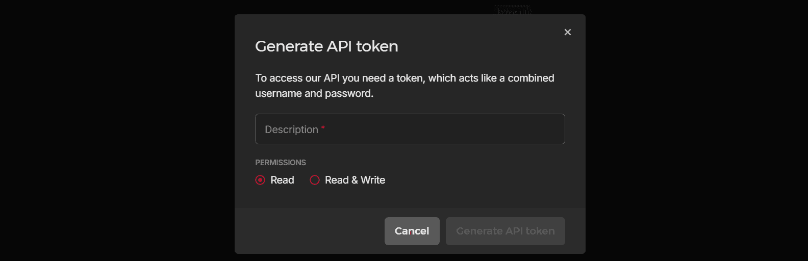 Generating an API token - Hetzner Docs