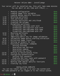 Installimage - Hetzner Docs