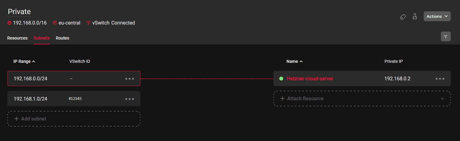 vSwitch for Windows servers - Hetzner Docs