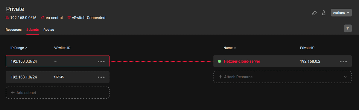 vSwitch for Windows servers - Hetzner Docs