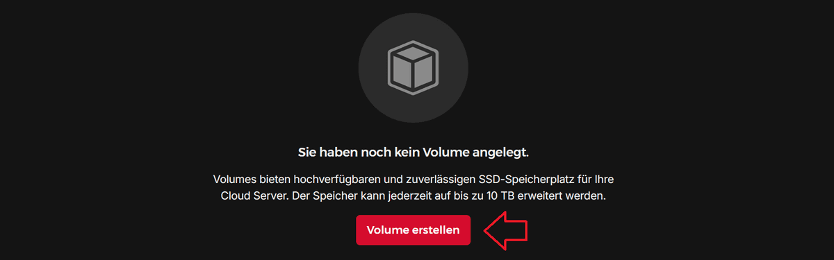 Volume erstellen - Hetzner Docs
