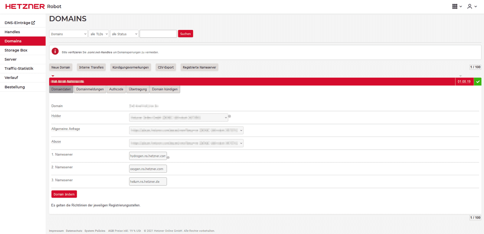 Übersicht - Hetzner Docs