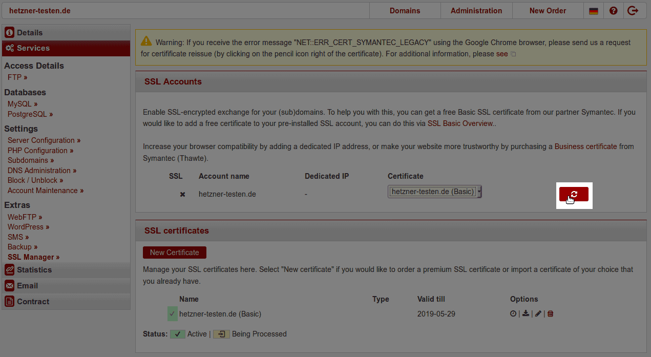 SSL Guide - Hetzner Docs