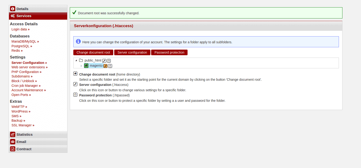Magento - Hetzner Docs