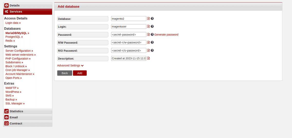 Magento - Hetzner Docs