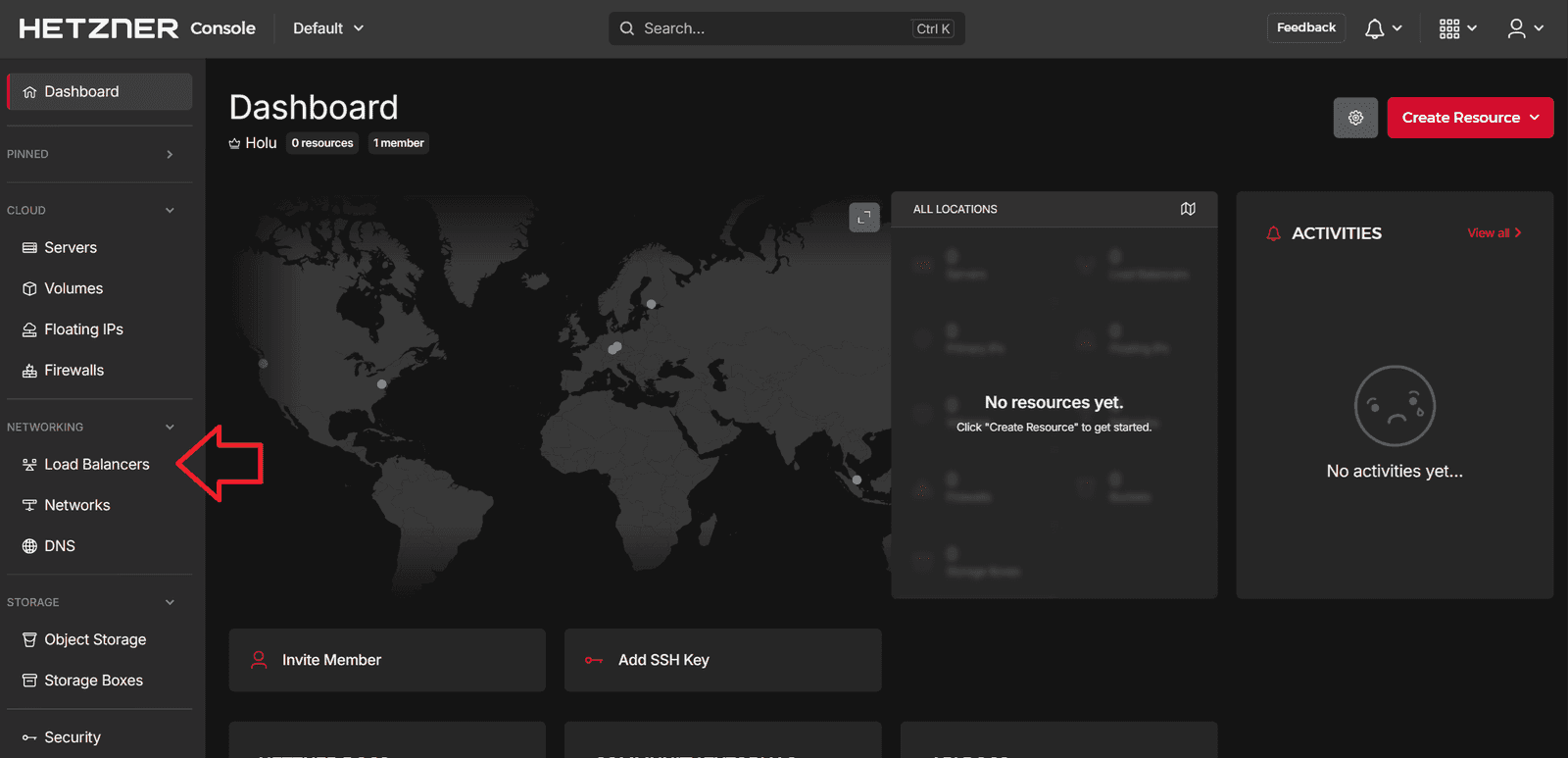 Creating a Load Balancer - Hetzner Docs